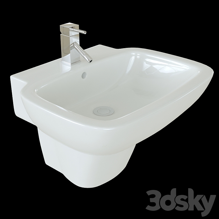 Gala Universal sink - Wash basin - 3D model