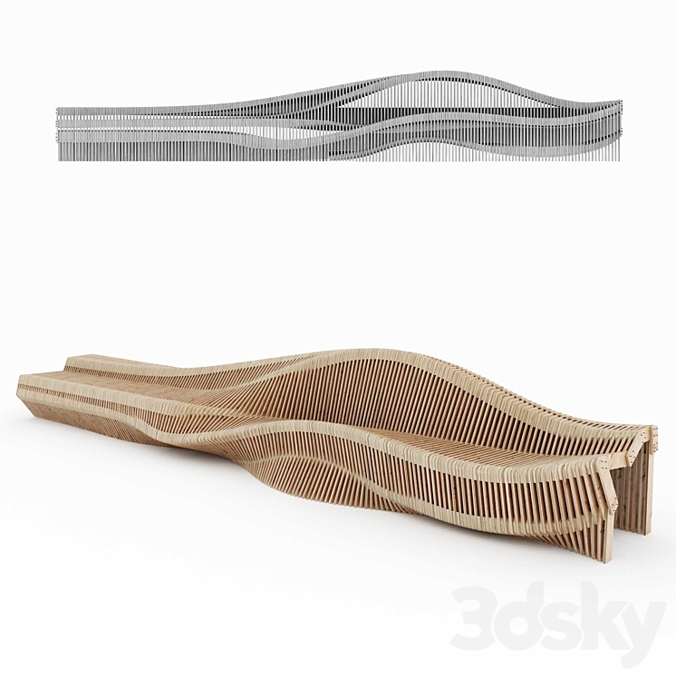 Parametric shop - Urban environment - 3D model