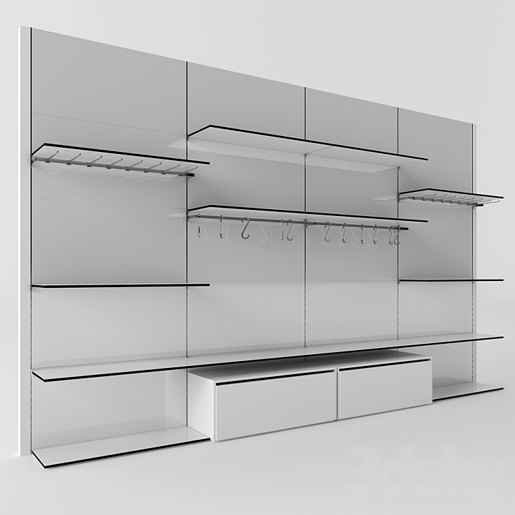 commercial show wall - Other - 3D model