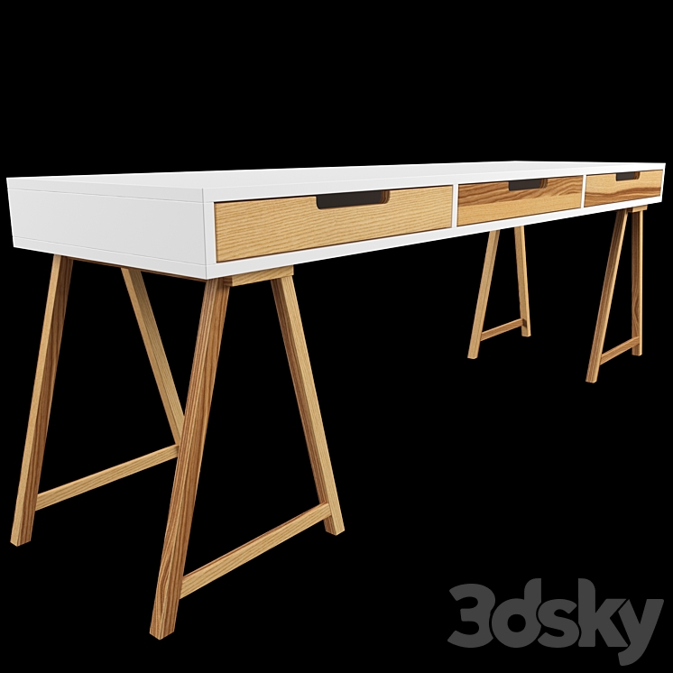 Desk - Table - 3D model