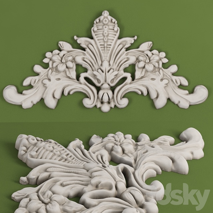 Molding - Decorative plaster - 3D model