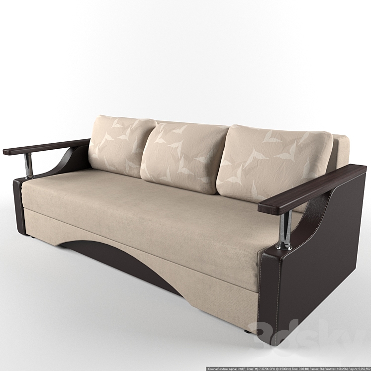 Sofa book "Catherine" - Sofa - 3D model