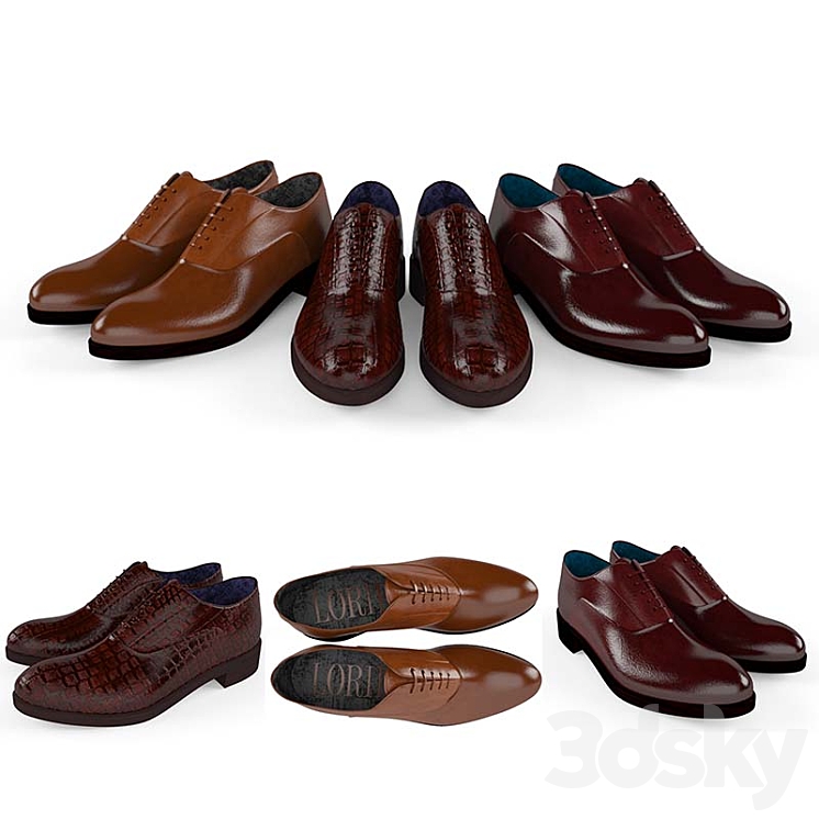 Shoes for men - Сlothes and Footwear - 3D model