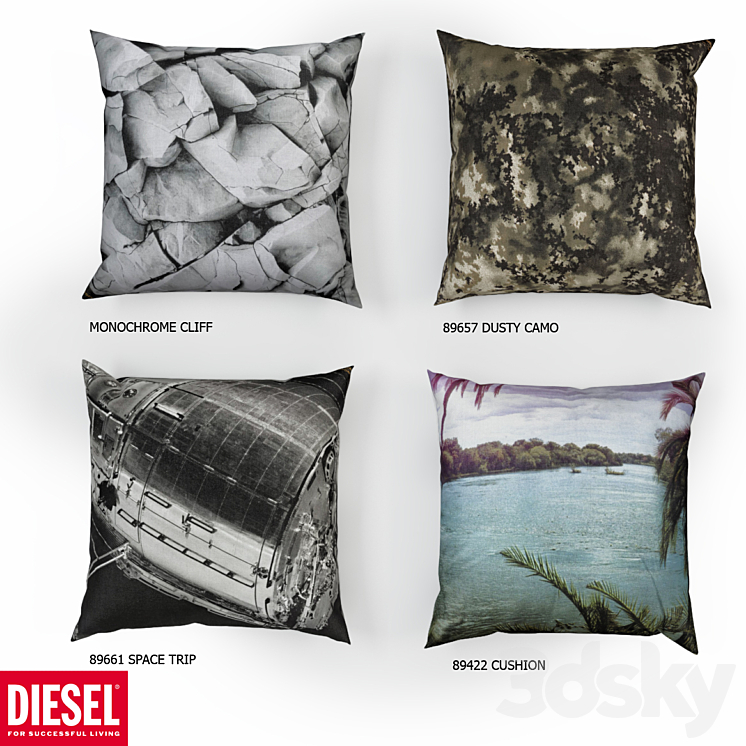 Diesel pillows - Pillows - 3D model
