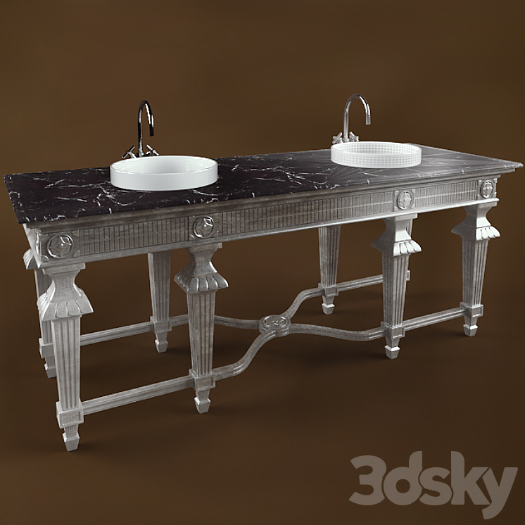ALEXANDRA COLLECTION BATH - Bathroom furniture - 3D model