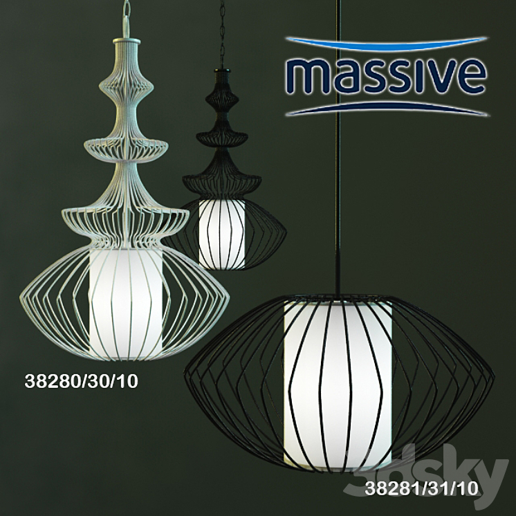 massive halley - Pendant light - 3D model