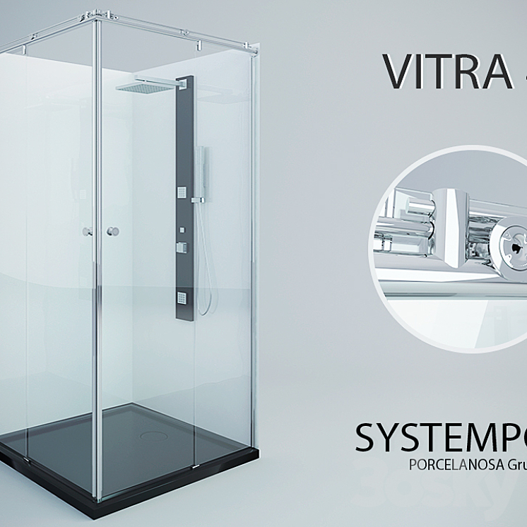Systempool Vitra 4 - Shower - 3D model