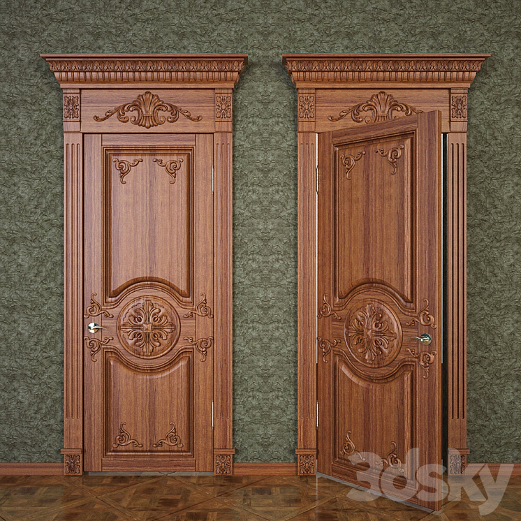 Door in classic style - Doors - 3D model
