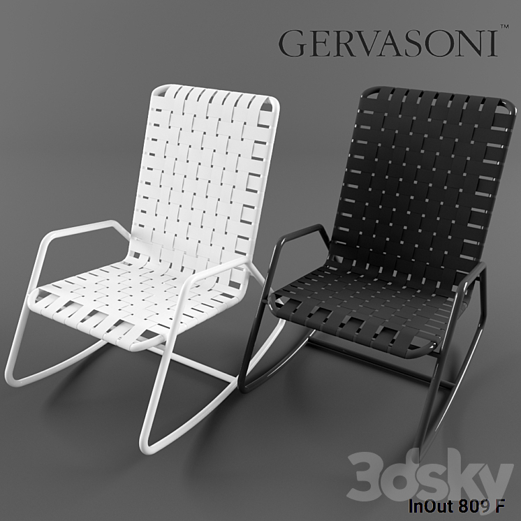 Gervasoni InOut - Arm chair - 3D model