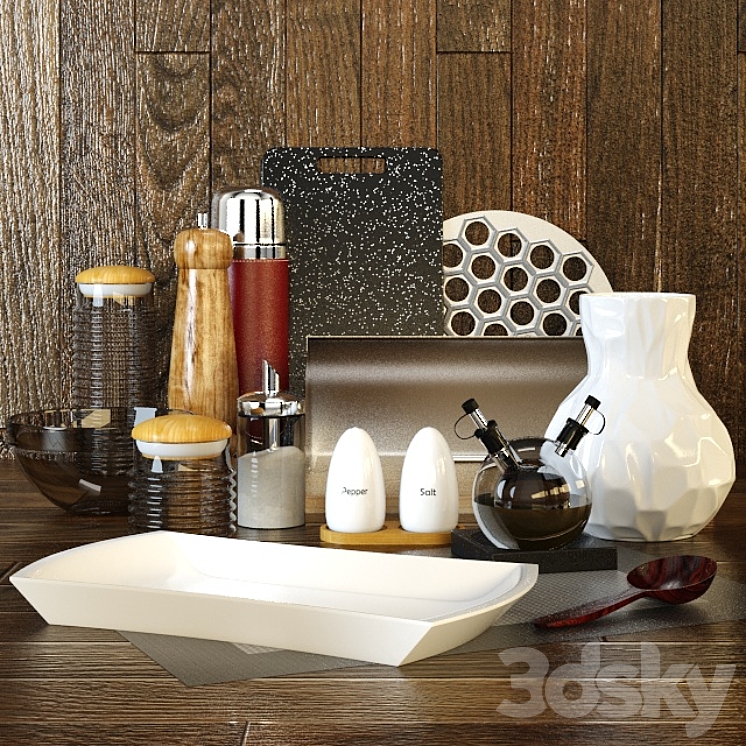 Kitchen accessories Set - Other kitchen accessories - 3D model