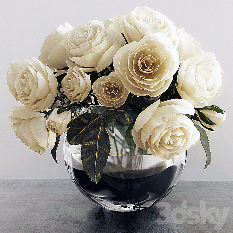 Rozy7 - Bouquet - 3D model