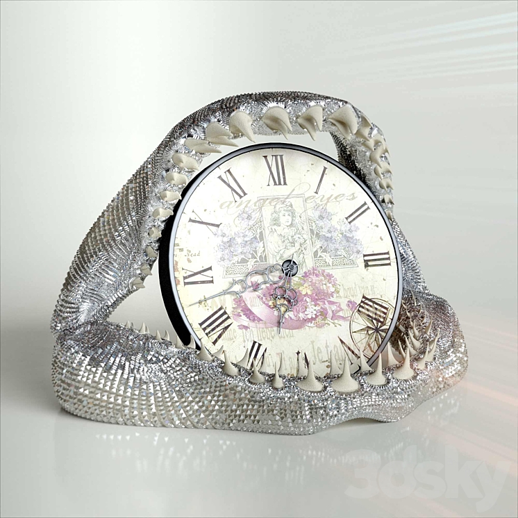 shark jaw clock - Watches & Clocks - 3D model