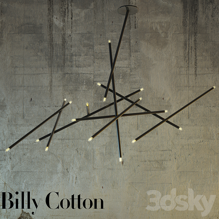 Lamp Billy Cotton - Pendant light - 3D model