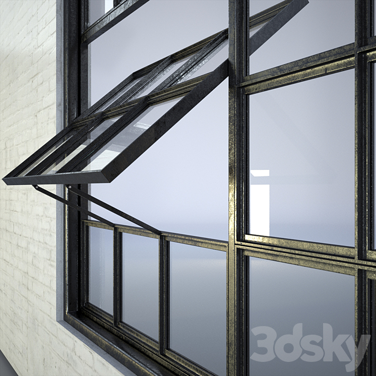 Industrial Factory Windows - Windows - 3D model