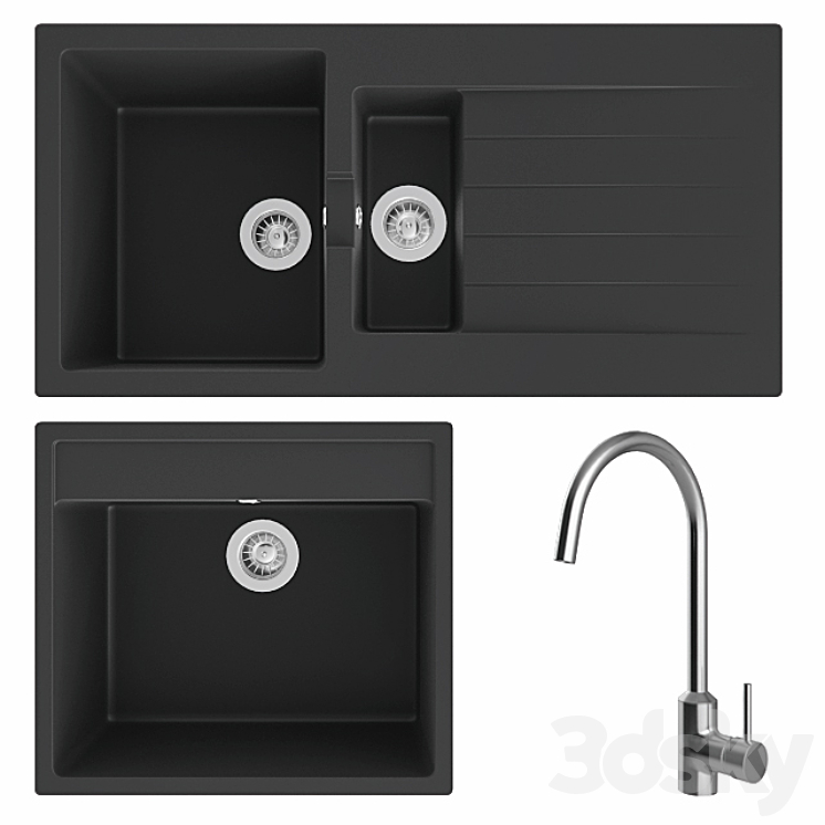 IKEA HÄLLVIKEN, RINGSKÄR - Sink - 3D model