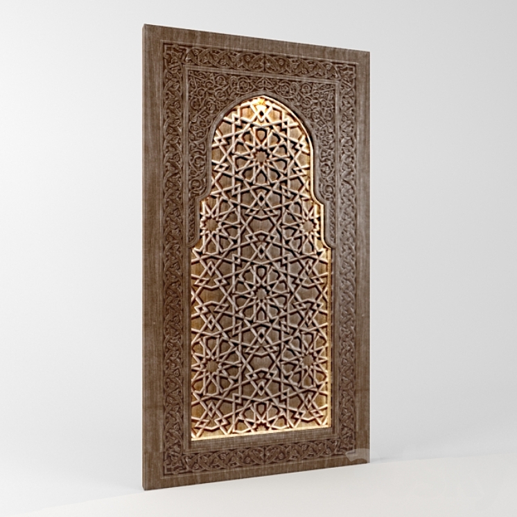 Arabic Decorative wood - Other decorative objects - 3D model