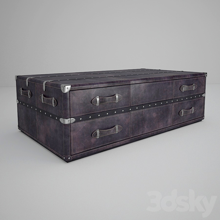 Coffee table Lodge Stone - Table - 3D model