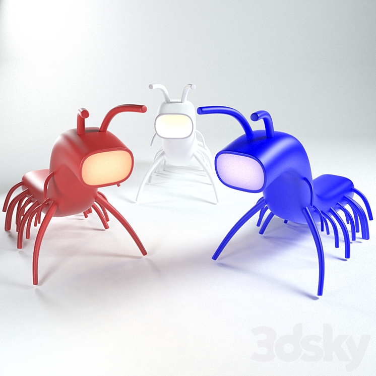 Lamp bug - Table lamp - 3D model