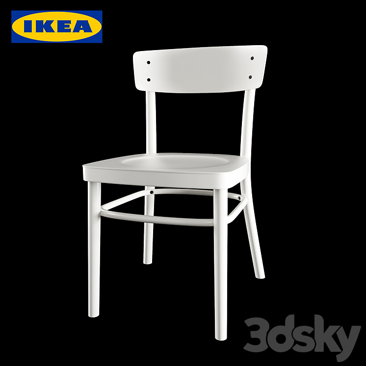 IDOLF chair, white - Chair - 3D model