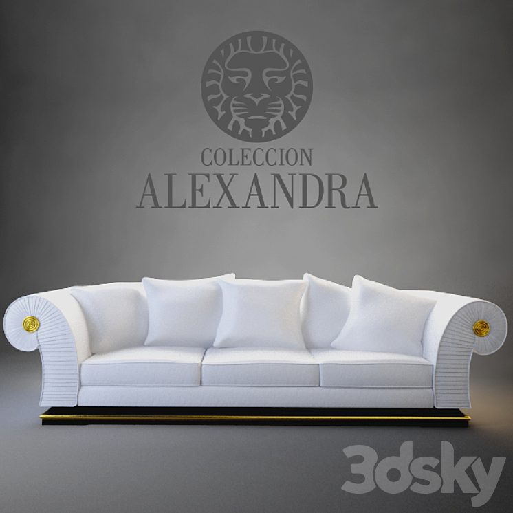 coleccion alexandra - Sofa - 3D model