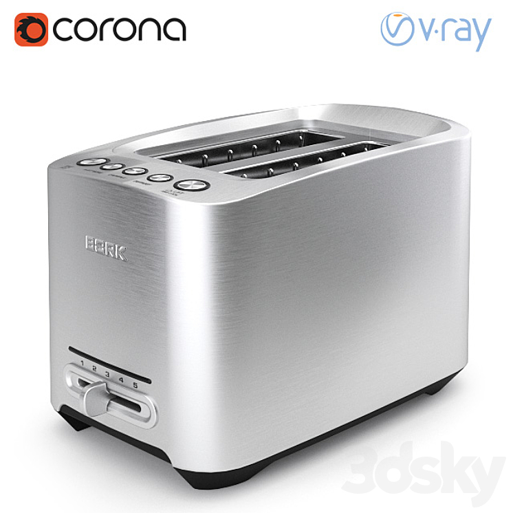 BORK T800 Toaster - Kitchen appliance - 3D model