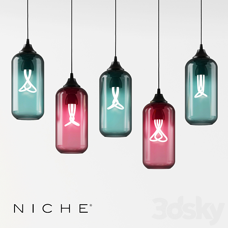 Niche lighting - Pendant light - 3D model