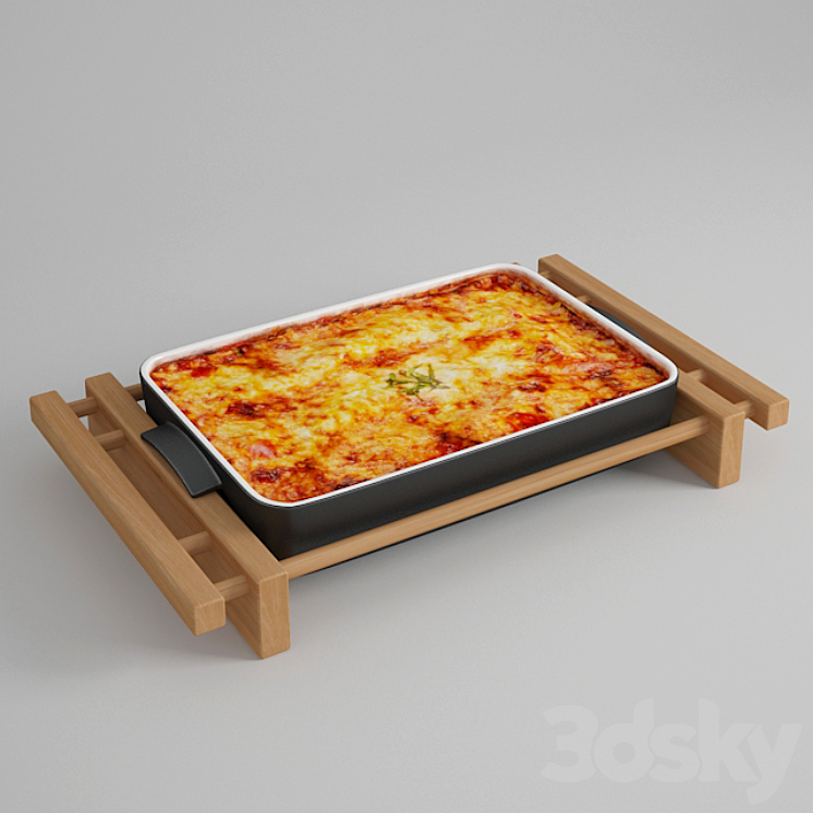 Lasagna - Food and drinks - 3D model