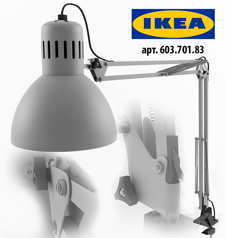 IKEA Terzian (Tertial) - Table lamp - 3D model