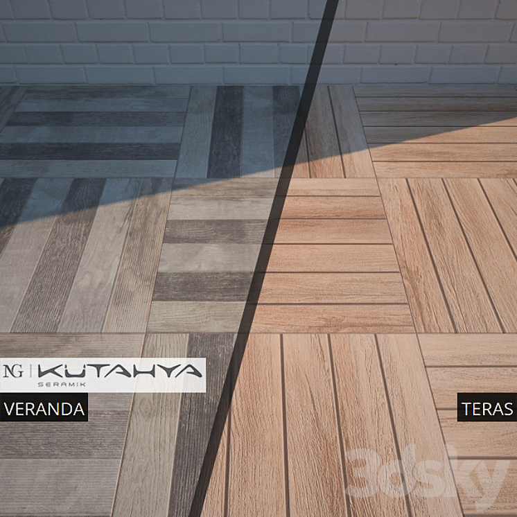 KUTAHYA SERAMIK VERANDA, TERAS - Tile - 3D model