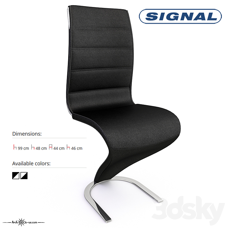 Signal H-134 - Chair - 3D model