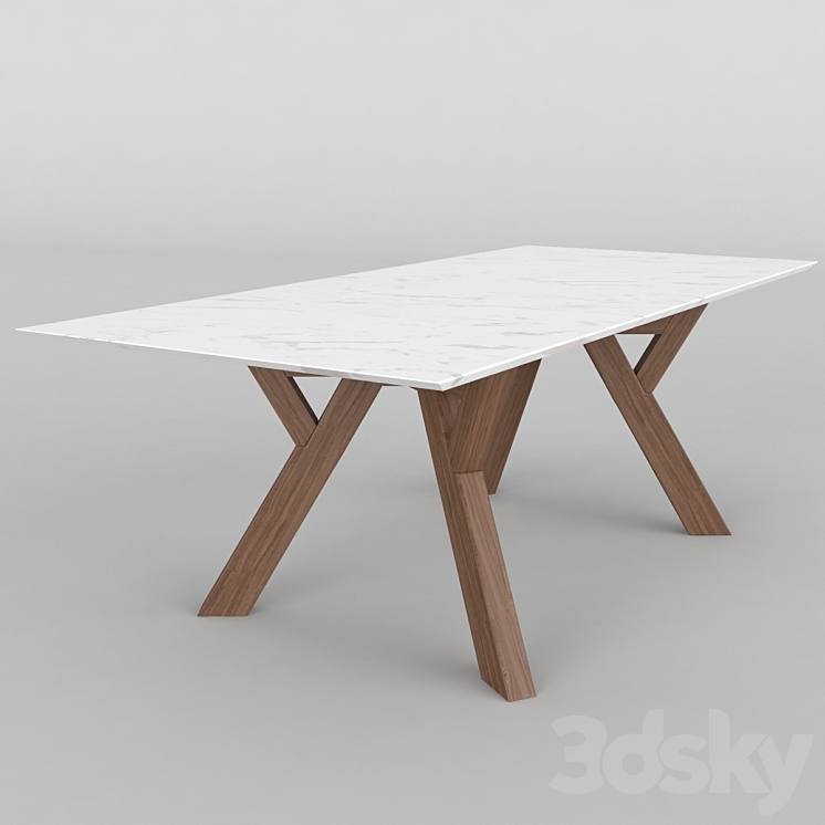 Bross Trigono Table - Table - 3D model