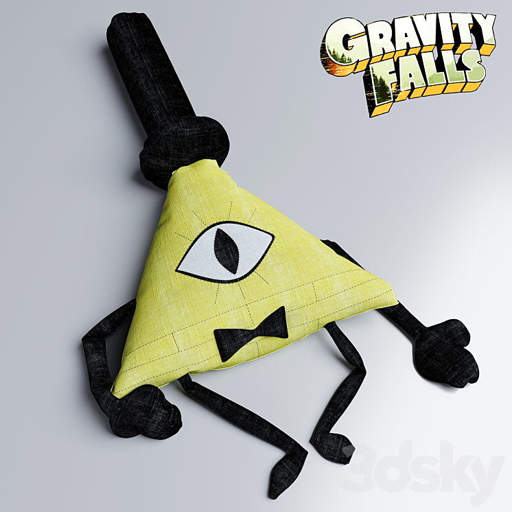 Pillow Bill Cipher - Toy - 3D model