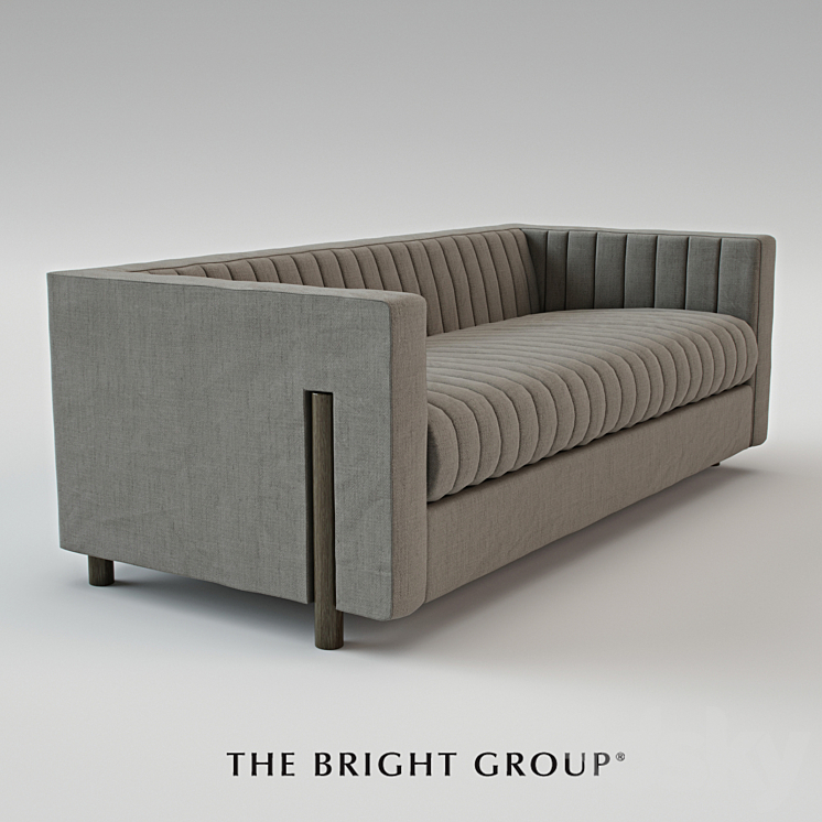 The Bright Group GRAY SOFA - Sofa - 3D model