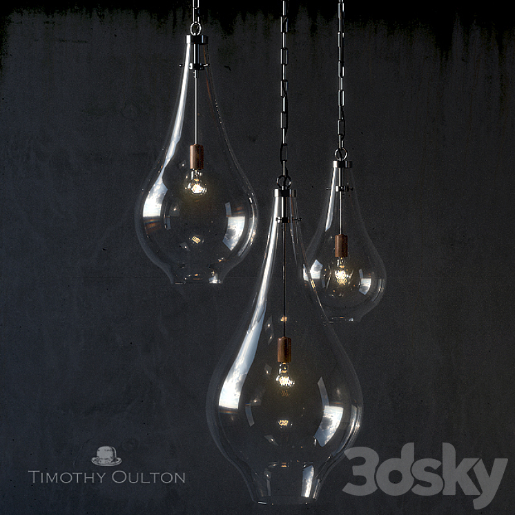 Phylum Pendant - Pendant light - 3D model