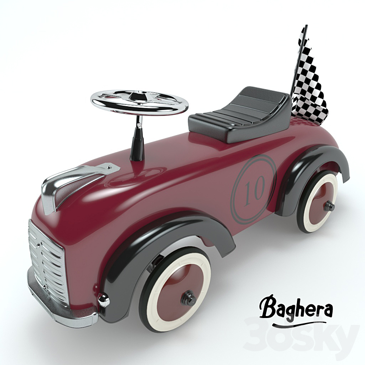 Baghera Speedster Car - Toy - 3D model