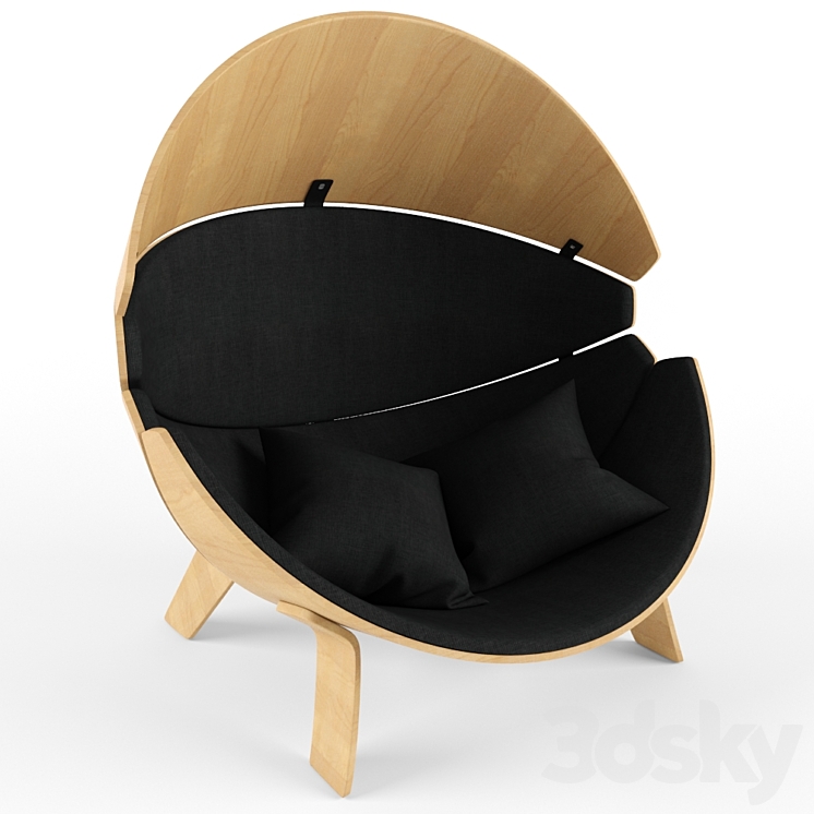 Hideaway Chair for children - Arm chair - 3D model