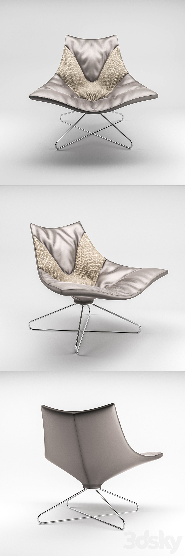 Saba Manta - Arm chair - 3D model