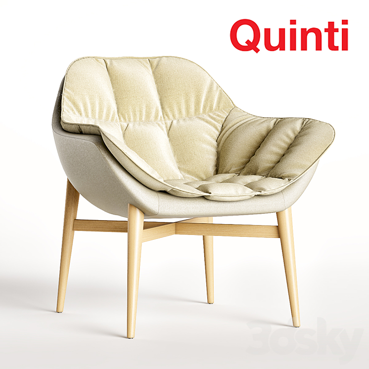 Quinti Sedute Manta - Arm chair - 3D model