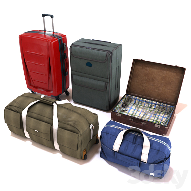 Set of bags / kit bags - Other decorative objects - 3D model