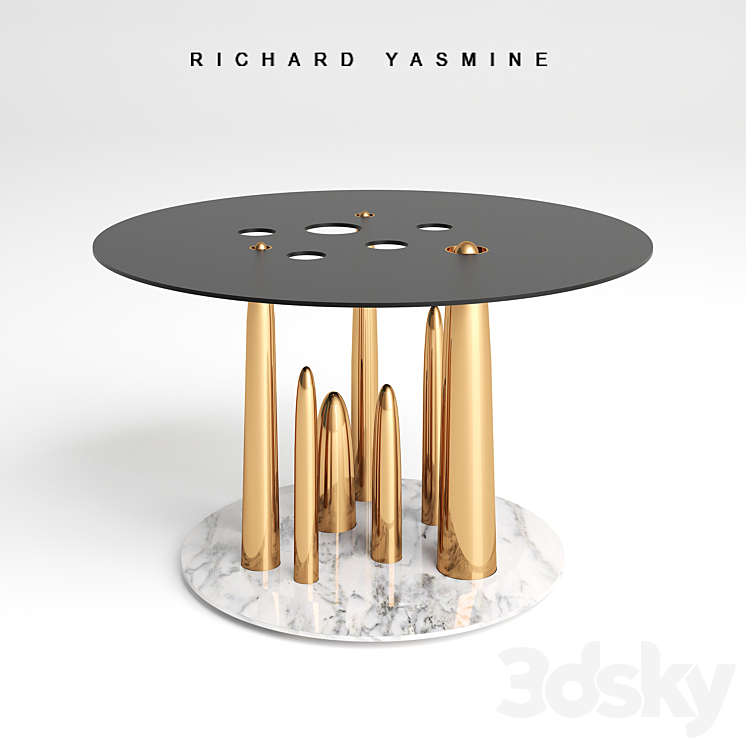 Multi-functional coffee table Glory Holes - Table - 3D model