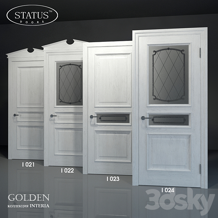 Status Doors Interia Collection Part 2 - Doors - 3D model
