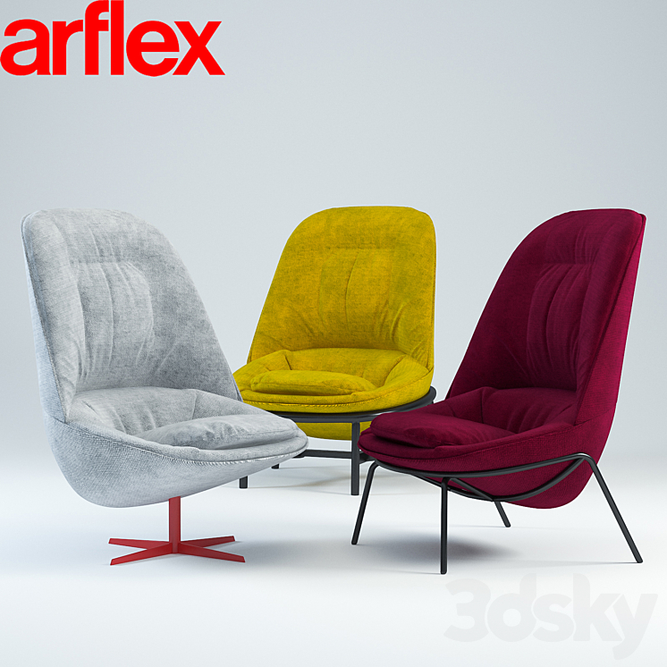 Ladle - Arm chair - 3D model