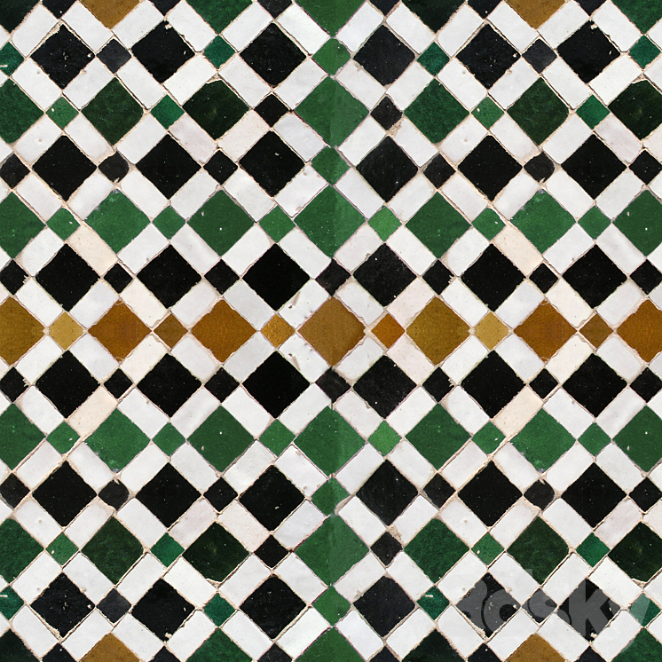 Moroccan texture - Tile - 3D model