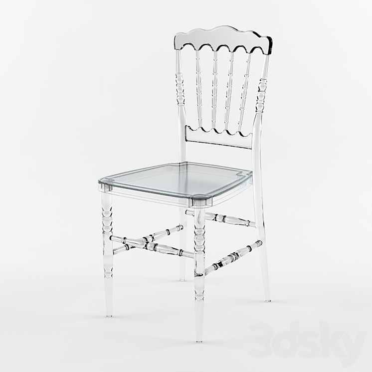 Napoleon Chair - Crystal - Chair - 3D model