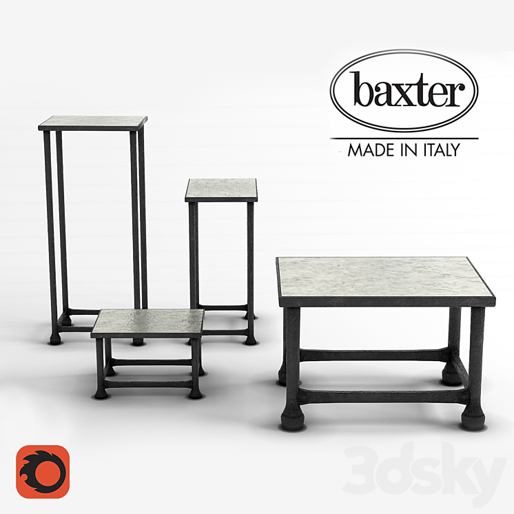 baxter mumbai - Table - 3D model