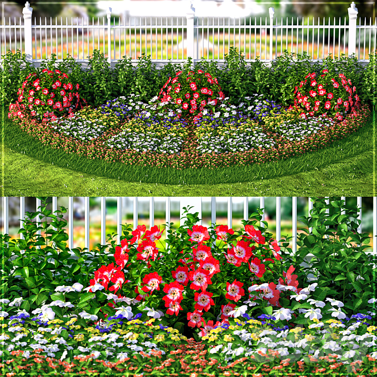 FLOWERBED_1 - Outdoor - 3D model