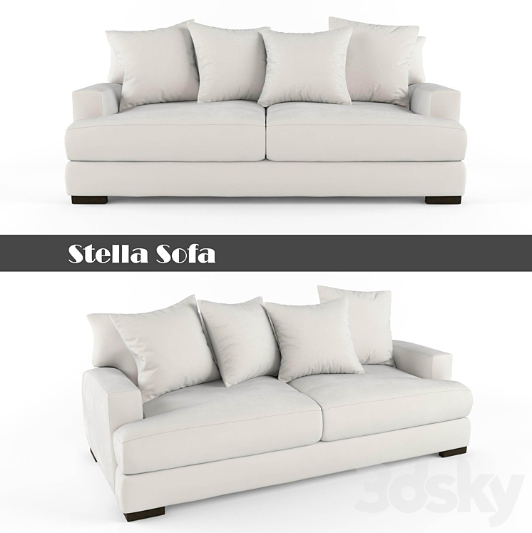 Stella Sofa - Sofa - 3D model