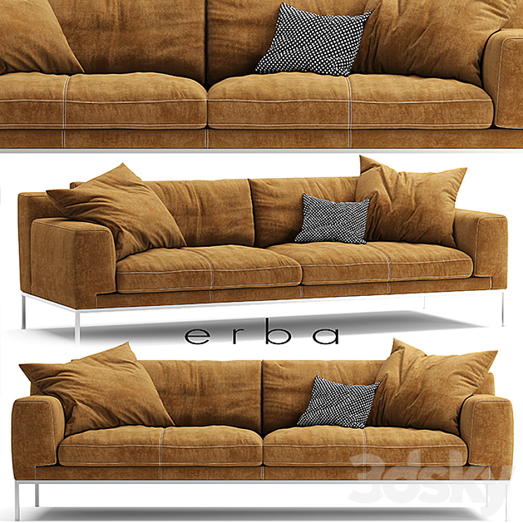 Sofa ERBA ITALIA EDIZIONE Sectional sofa - Sofa - 3D model