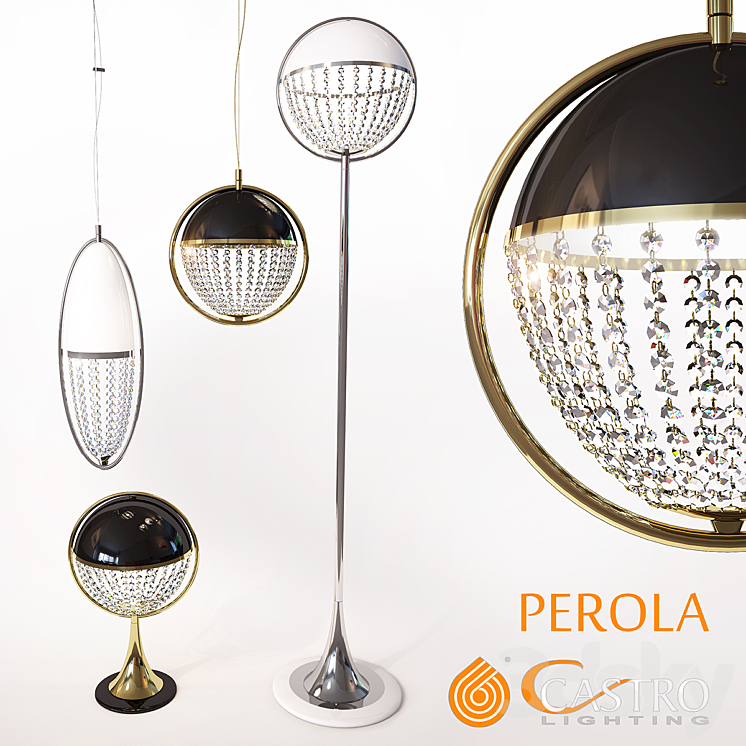 Castro lighting Perola - Pendant light - 3D model