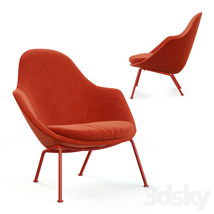 Tacchini Dot Armchair - Arm chair - 3D model